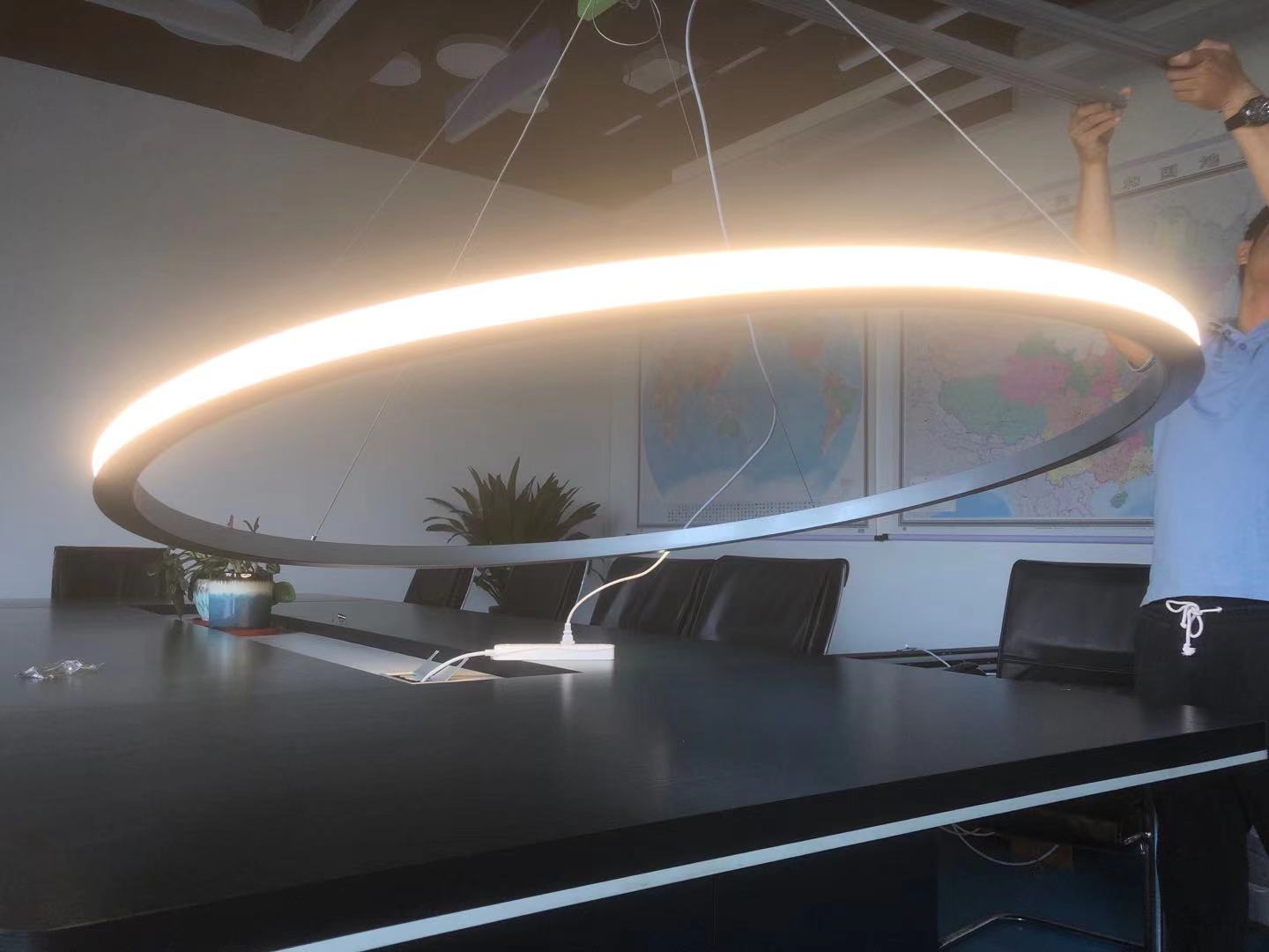 LED Outer Emitting Pendant Ring Light LL0126S round circle lamp,large ...